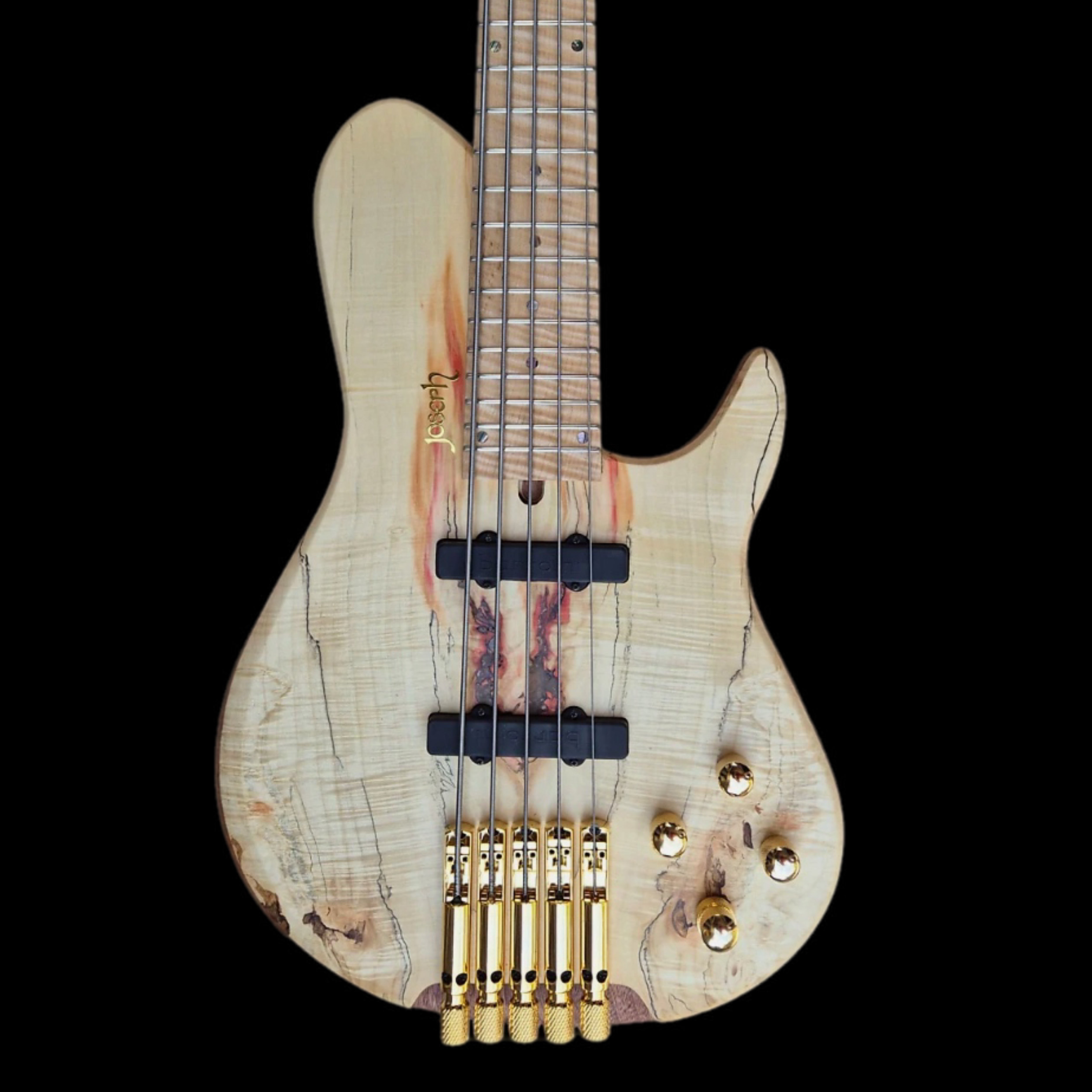 Joseph Medium Scale Headless 5 String Bass Guitar – J&A Custom Guitars ...